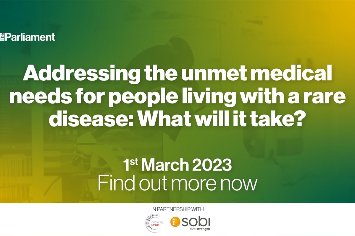 Addressing the unmet medical needs of people living with a rare disease ...