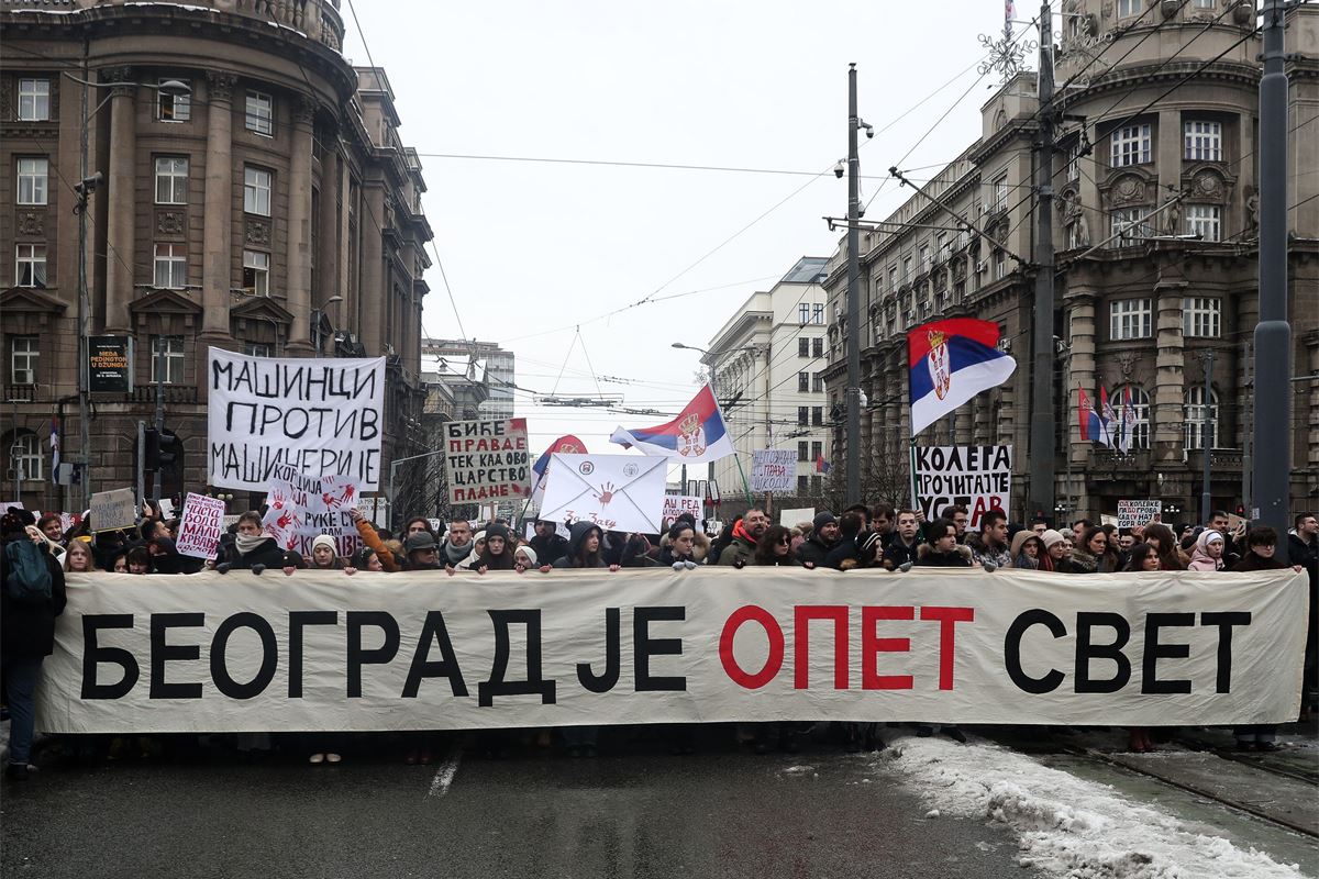 Serbian students' disillusionment with EU grows amid ongoing protests