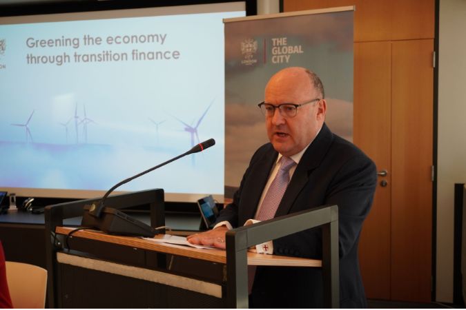 Greening the economy through transition finance
